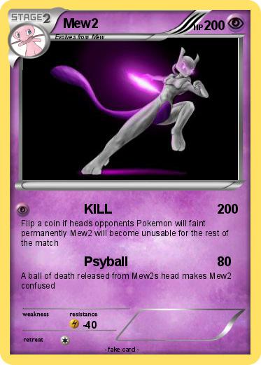 Pokémon Mew2 50 50 - KILL - My Pokemon Card