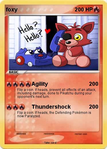 Pokémon foxy 2307 2307 - Agility - My Pokemon Card