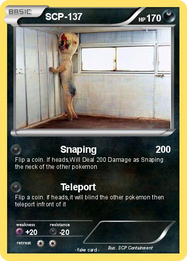 Pokémon SCP 137 137 - Snaping - My Pokemon Card