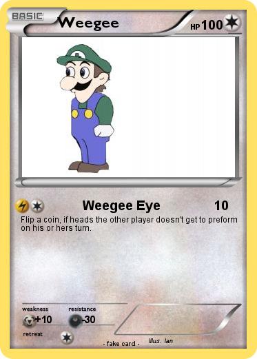 Pokémon Weegee 1366 1366 - Weegee Eye - My Pokemon Card