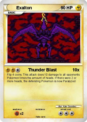 Pokémon Exalton - Thunder Blast - My Pokemon Card