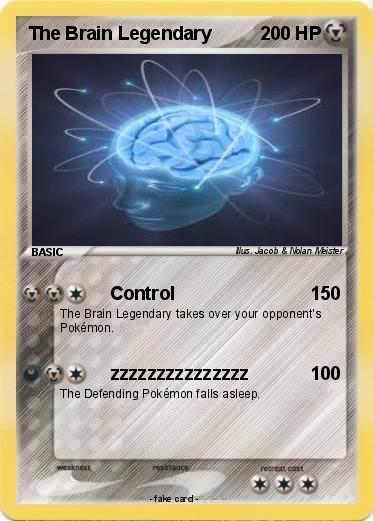 Pokémon The Brain Legendary - Control - My Pokemon Card
