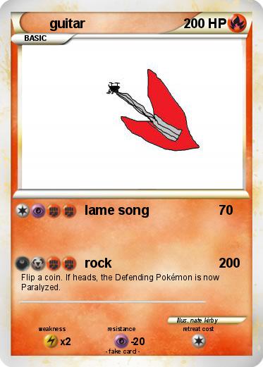Pokémon guitar 107 107 - lame song - My Pokemon Card