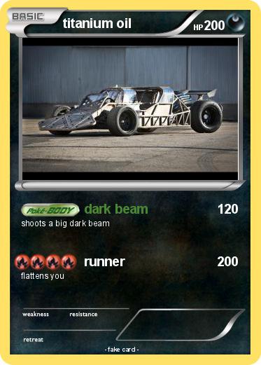 Pokémon titanium oil - dark beam - My Pokemon Card