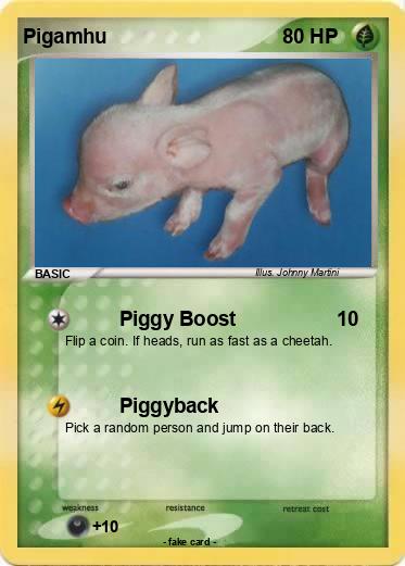 Pokémon Pigamhu - Piggy Boost - My Pokemon Card