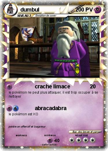 Pokémon dumbul - crache limace - Ma carte Pokémon