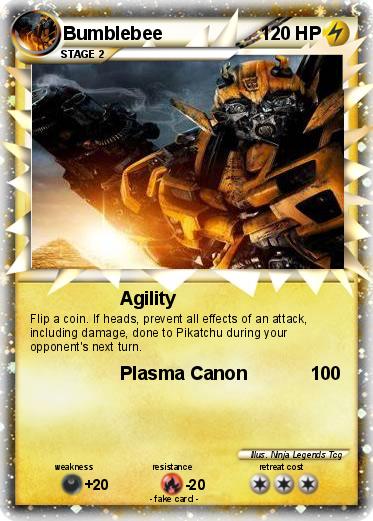 Pokémon Bumblebee 483 483 - Agility - My Pokemon Card