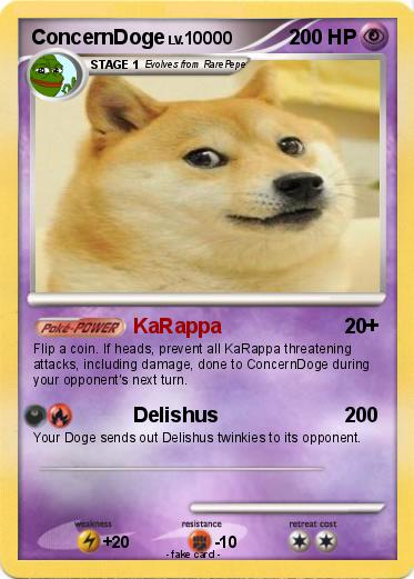 Pokémon ConcernDoge - KaRappa - My Pokemon Card