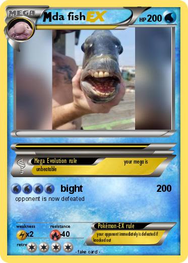 Pokémon da fish 4 4 - bight - My Pokemon Card