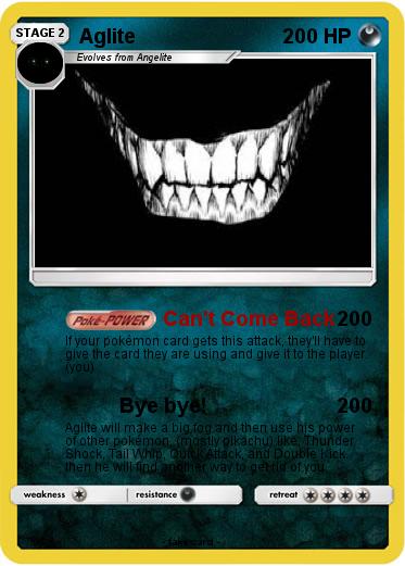 Pokémon Aglite - Can't Come Back - My Pokemon Card