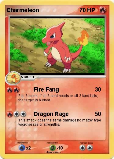 Pokémon Charmeleon 892 892 - Fire Fang - My Pokemon Card