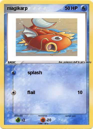 Pokémon magikarp 1194 1194 - splash - My Pokemon Card