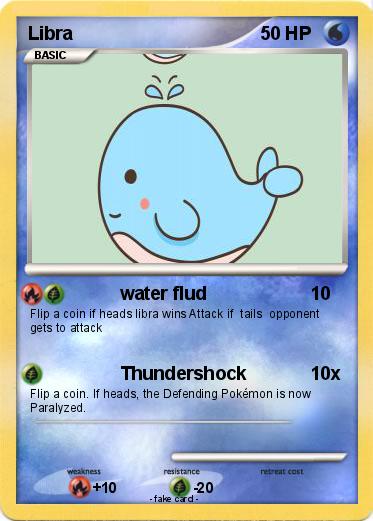 Pokémon Libra 118 118 - water flud - My Pokemon Card