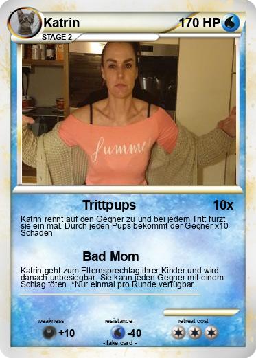 Pokémon Katrin 4 4 - Trittpups - My Pokemon Card