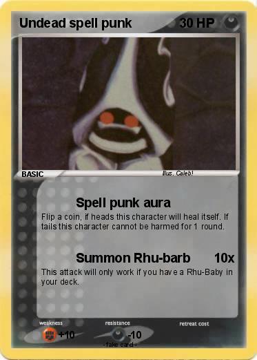 Pokémon Undead spell punk - Spell punk aura - My Pokemon Card