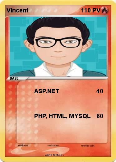 Pokémon Vincent 537 537 - ASP.NET - Ma carte Pokémon