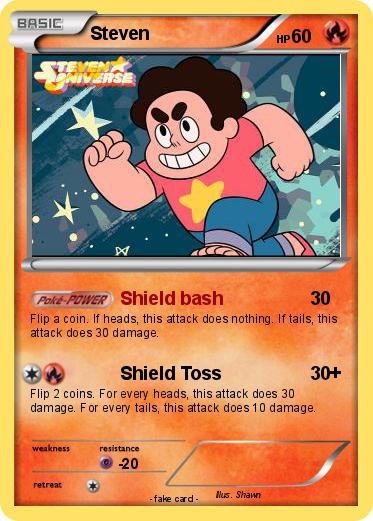 Pokémon Steven 579 579 - Shield bash - My Pokemon Card