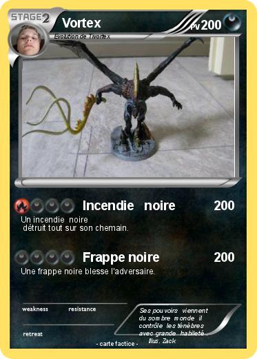 Pokémon Vortex 132 132 - Incendie noire - Ma carte Pokémon