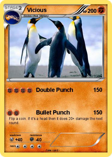 Pokémon Vicious 31 31 - Double Punch - My Pokemon Card
