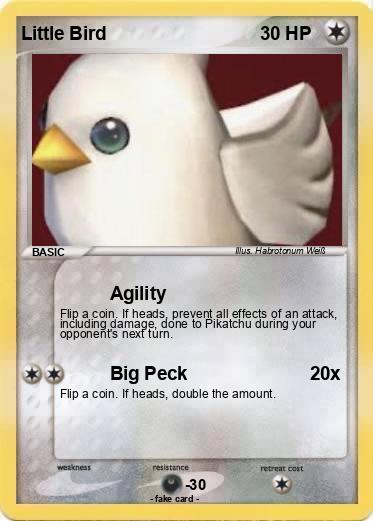 Pokémon Little Bird 4 4 - Agility - My Pokemon Card