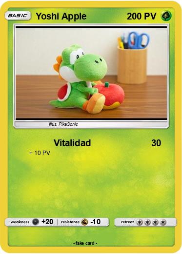 Pokémon Yoshi Apple - Vitalidad - Mi carta pokémon