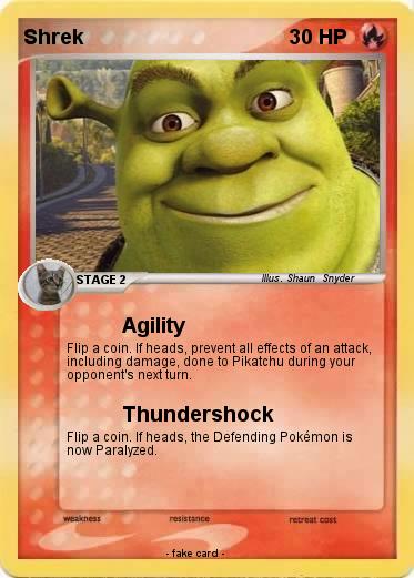 Pokémon Shrek 950 950 - Agility - My Pokemon Card