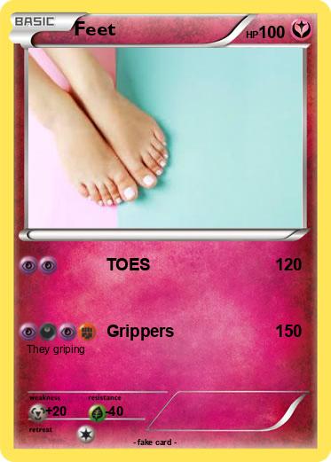 Pokémon Feet 51 51 - TOES - My Pokemon Card