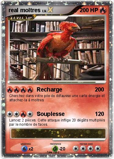 Pokémon real moltres - Recharge - My Pokemon Card