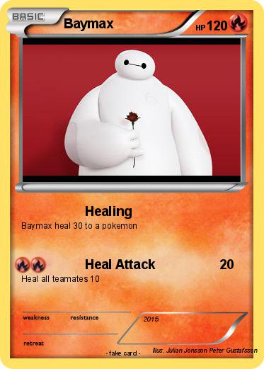 Pokémon Baymax 142 142 - Healing - My Pokemon Card