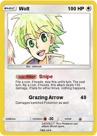 Pokémon Wolt 1 1 - Snipe - My Pokemon Card