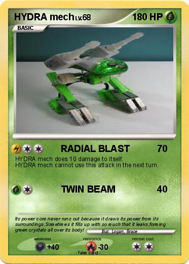 Pokémon HYDRA mech - RADIAL BLAST - My Pokemon Card