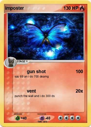Pokémon imposter 287 287 - gun shot - My Pokemon Card
