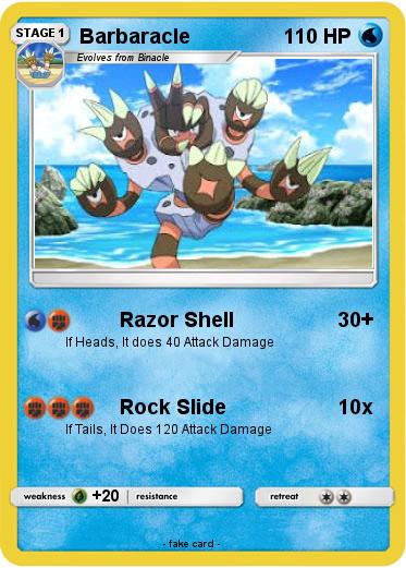 Pokémon Barbaracle 8 8 - Razor Shell - My Pokemon Card