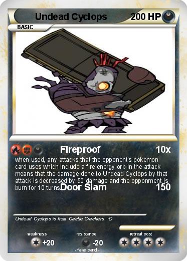 Pokémon Undead Cyclops - Fireproof - My Pokemon Card