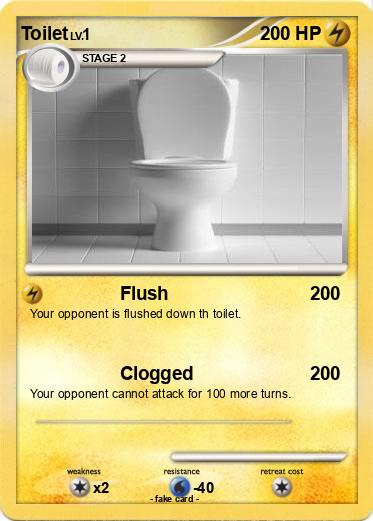Pokémon Toilet 608 608 - Flush - My Pokemon Card