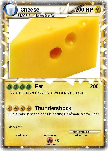 Pokémon Cheese 560 560 - Eat - My Pokemon Card