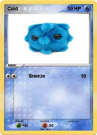 Pokémon Cold 43 43 - Sneeze - My Pokemon Card