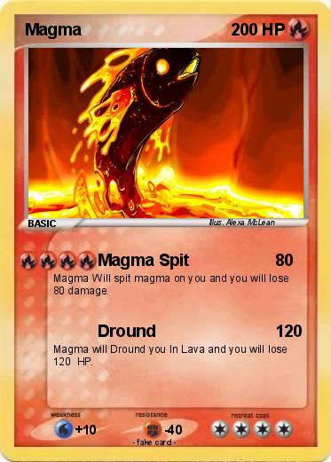 Pokémon Magma 91 91 - Magma Spit - My Pokemon Card