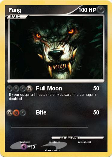 Pokémon Fang 256 256 - Full Moon - My Pokemon Card