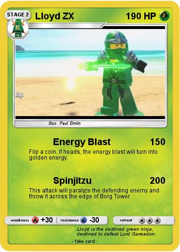 Pokémon Lloyd ZX 101 101 - Energy Blast - My Pokemon Card