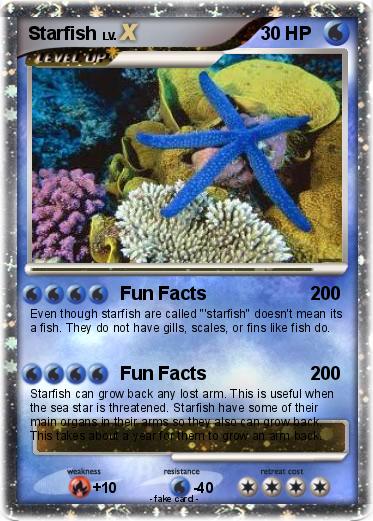 Pokémon Starfish 8 8 - Fun Facts - My Pokemon Card