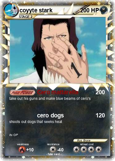 Pokémon coyyte stark - Cero mattarella - My Pokemon Card