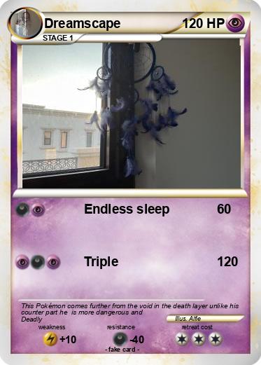 Pokémon Dreamscape - Endless sleep - My Pokemon Card
