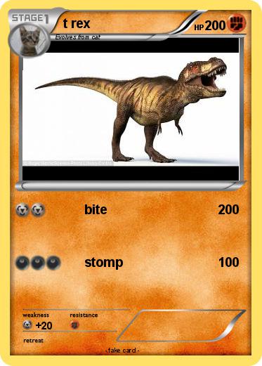 Pokémon t rex 905 905 - bite - My Pokemon Card