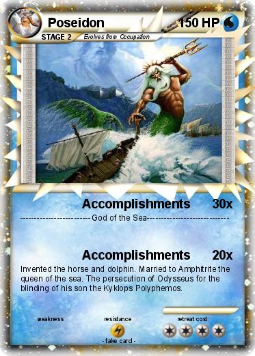 Pokémon Poseidon 98 98 - Accomplishments - My Pokemon Card