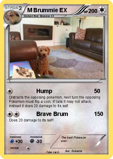 Pokémon M Brummie EX - Hump - My Pokemon Card