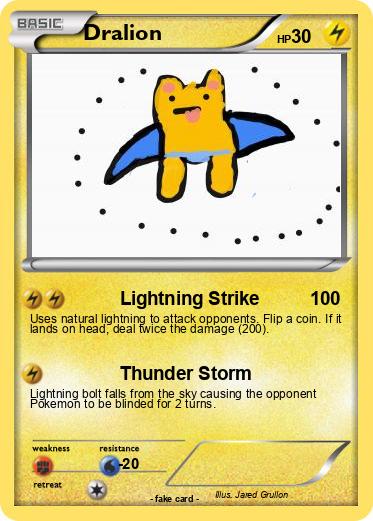 Pokémon Dralion 2 2 - Lightning Strike - My Pokemon Card