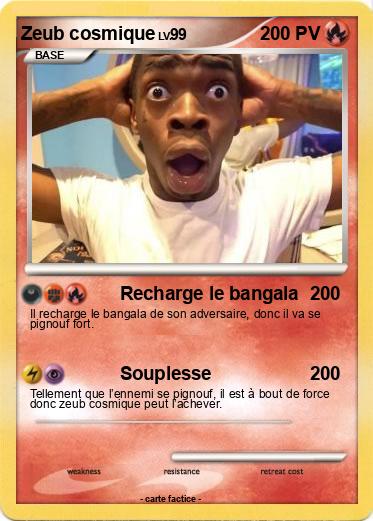 Pokémon Zeub cosmique - Recharge le bangala - Ma carte Pokémon