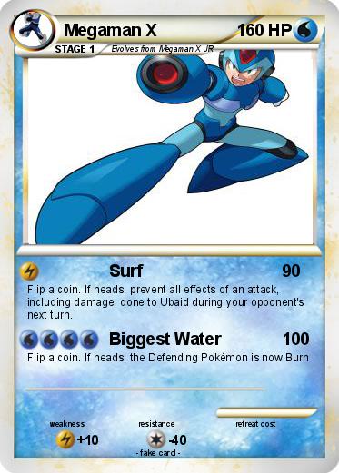 Pokémon Megaman X 66 66 - Surf - My Pokemon Card