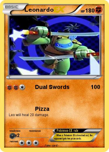Pokémon Leonardo 349 349 - Dual Swords - My Pokemon Card